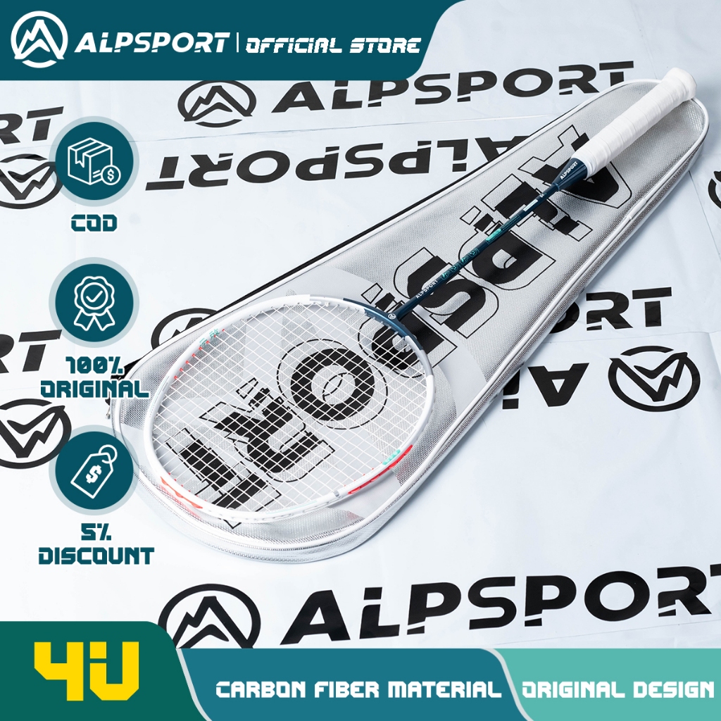 Alpsport YQ 4U Max 35LBS Vợt Cầu Lông Đơn Trắng / Hồng / Vàng / Xanh Lá ...