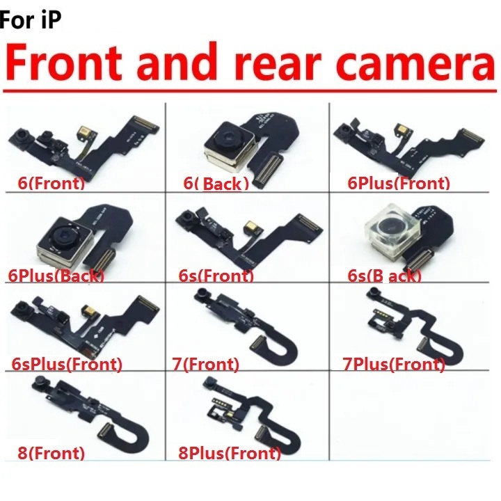 Phụ Kiện Mạch camera Trước Và Sau Cho Điện Thoại iphone 6 6s 6 plus 7 ...