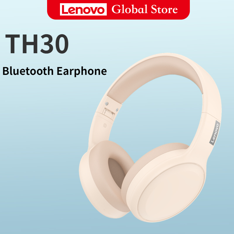 Tai nghe Bluetooth chụp tai Lenovo TH30 âm thanh nổi giảm ồn thoải mái ...