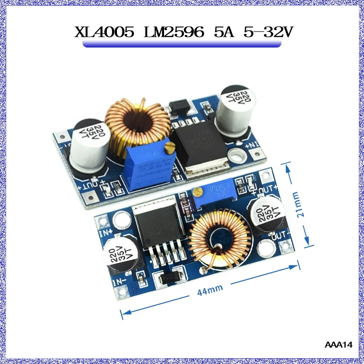 Mô Đun Điều Chỉnh Điện Áp lm2596 dc-dc xl4005 5a 5-32vdc 0.8-24vdc Chuyên Dụng | Shopee Việt Nam