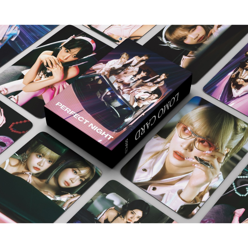 Kpop LE SSERAFIM ANTIFRAGILE Photocard Lomo Card 54pcs/box | Shopee ...