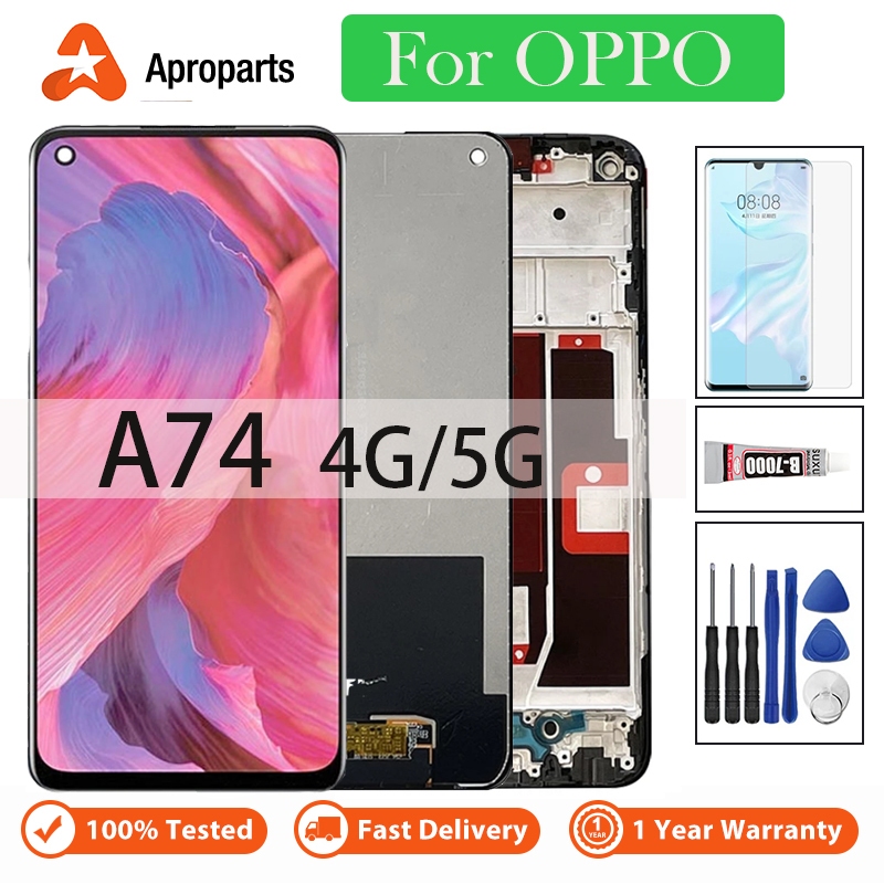 Màn hình phù hợp với OPPO A74 4G CHP2219 A74 5G CPH2197 LCD Màn hình cảm ứng Digitizer hội và ...