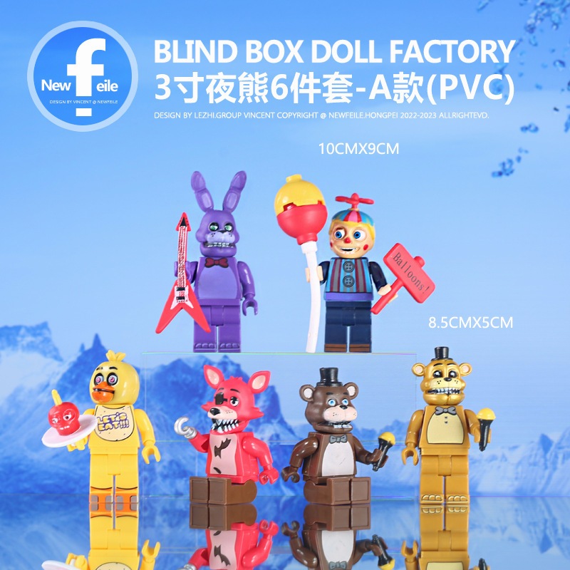 FNAF Five Nights At Freddy’s Mô Hình Đồ Chơi Gấu Teddy Và Five Nights ...