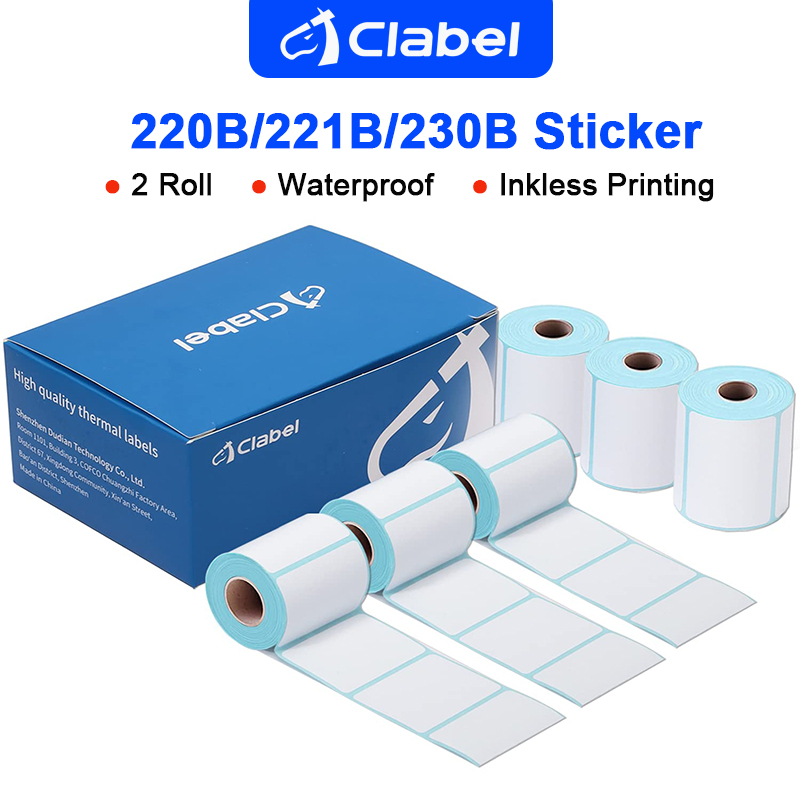 CLABEL 220B/221B/230B / 320BGiấy nhãn, giấy nhiệt miếng dán cách nhiệt chống thấm | Shopee Việt Nam