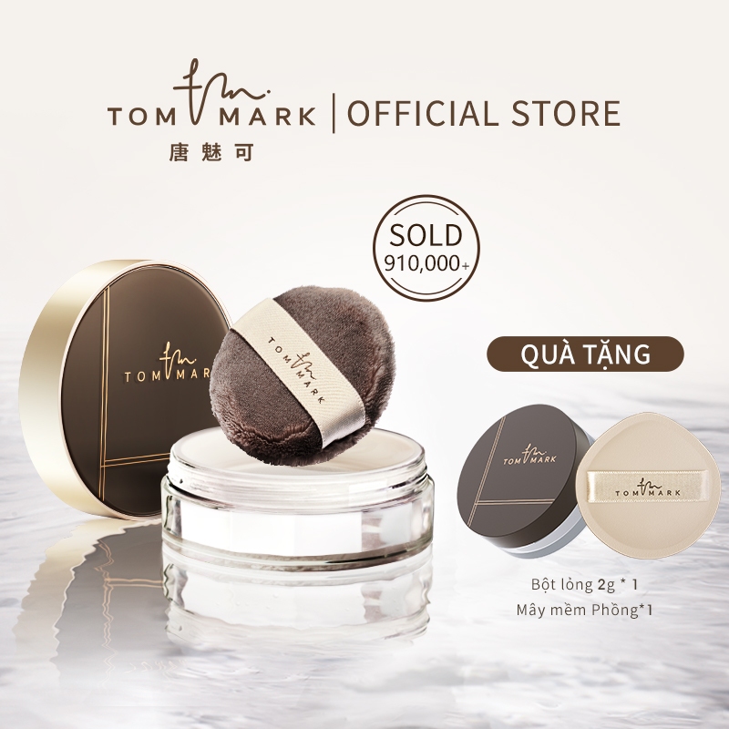 Tommark Phấn Phủ Dạng Bột Lỏng Cố Định Lớp Trang Điểm Lâu Trôi Kiềm Dầu ...