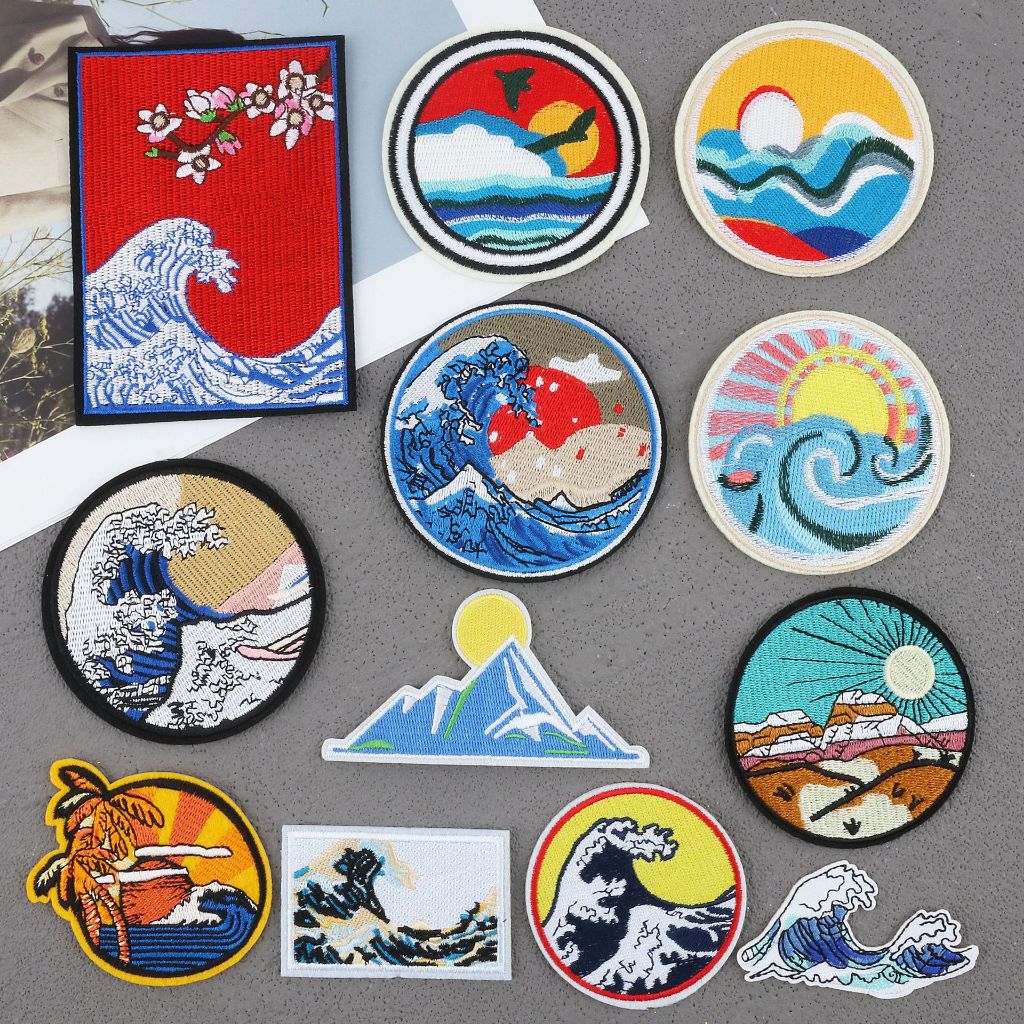 Sticker Ủi Thêu Hình Ngọn Núi / Dòng Sông aberdeen Hoạt Hình | Shopee ...