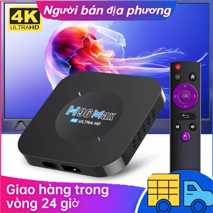Tivi box android 11.0 kết nối wifi kép hình ảnh sắc nét âm thanh sống ...