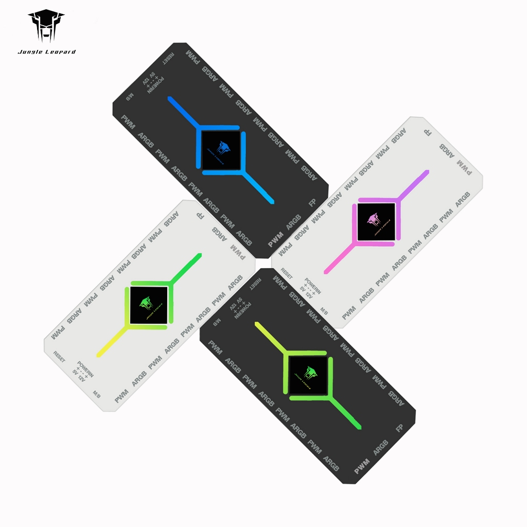 Jungle Leopard Hub Thông Minh 5V 3PIN ARGB 4 Pin RGB Vỏ PC Bộ Điều ...