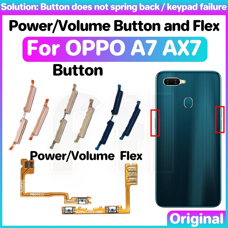 Nút Âm Lượng Điện Flex Cho OPPO A7 AX7 Công Tắc Bật Nguồn Tắt Phím Tắt ...