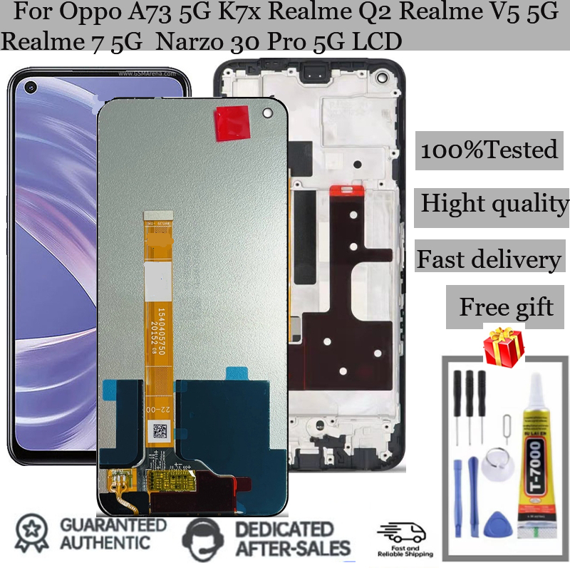 Màn Hình lcd Cảm Ứng Thay Thế Cho oppo a73 5g k7x realme q2 realme v5 ...