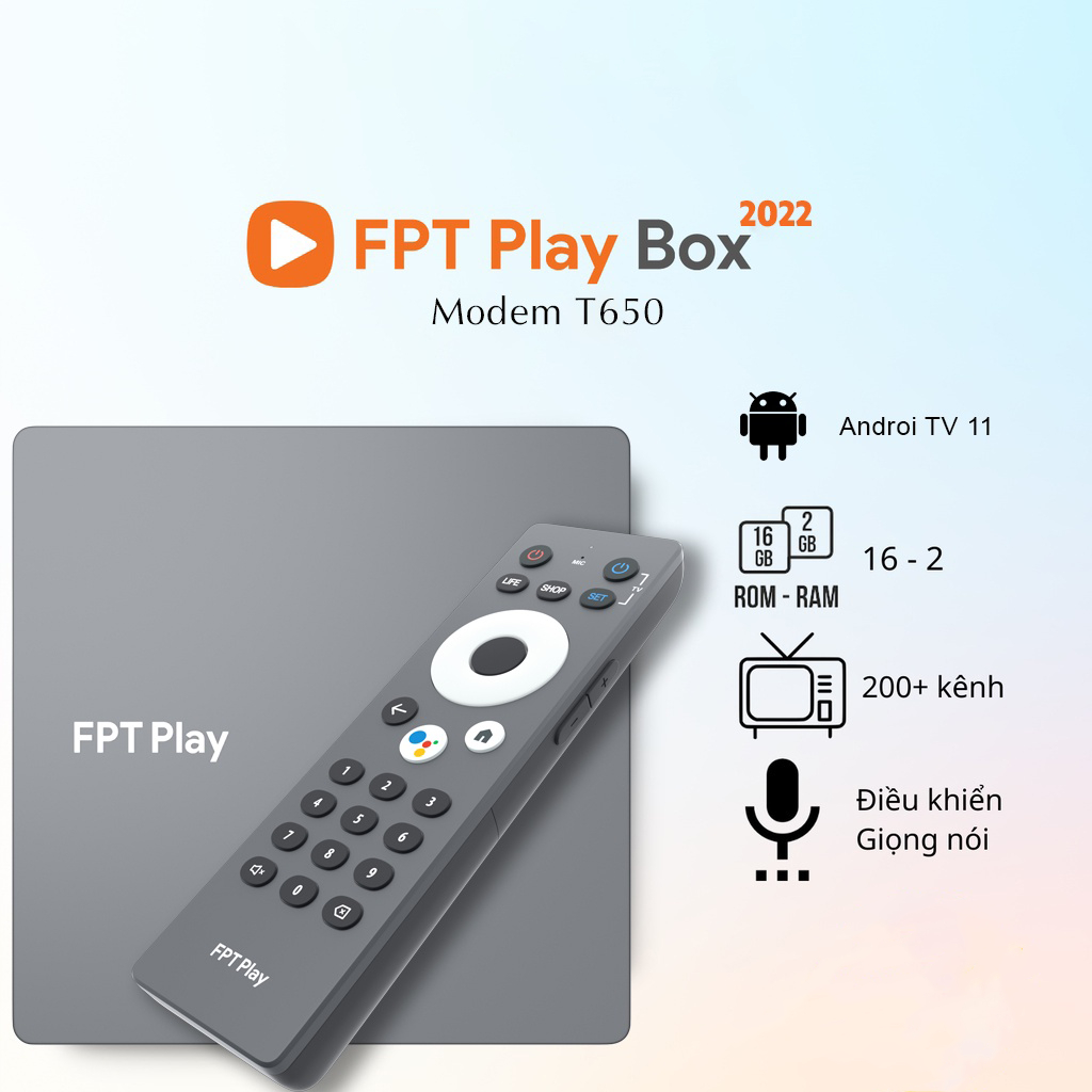 🔥[Rẻ nhất] Remote Điều Khiển FPT Play BOX T650 P650 A650 H650 2023 ...