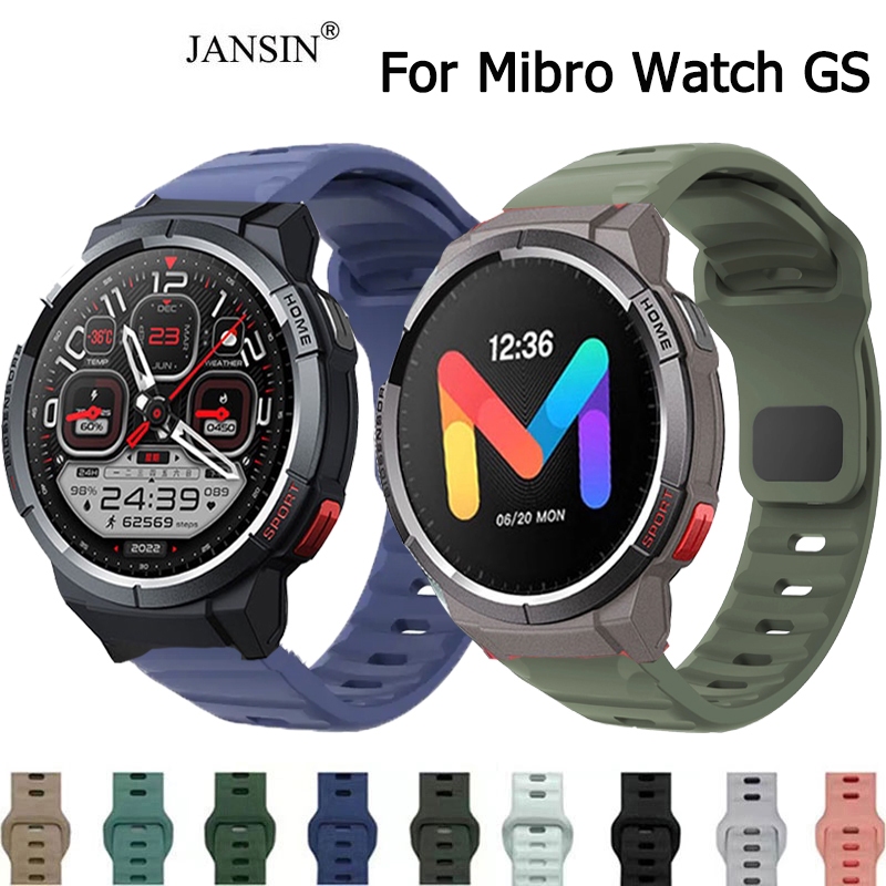 Jansin Ốp Lưng Silicone Có Dây Đeo Cổ Tay Cho Mibro Watch GS | Shopee ...