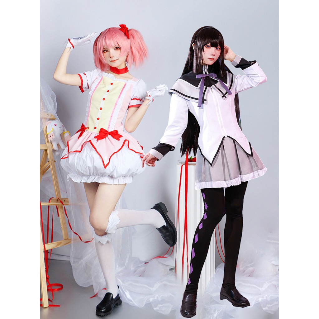 [Sẵn Sàng] Puella Magi Madoka Magica Trang Phục Hóa Trang Kaname Madoka ...