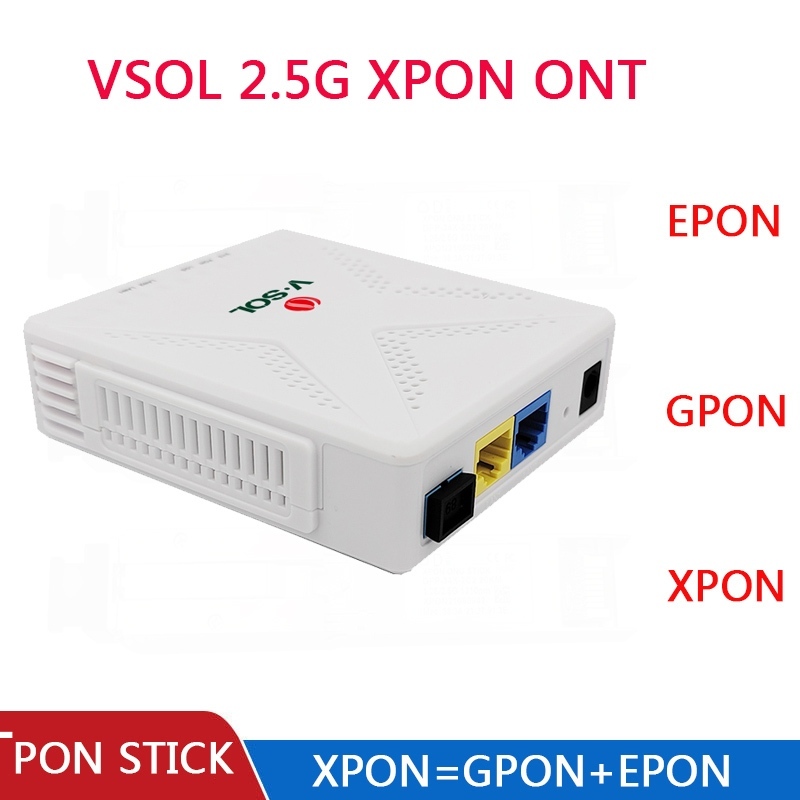 Hoàn toàn mới Vsol V2802RH 2.5G XPON ONT EPON GPON ONU Với pppoe | Shopee Việt Nam