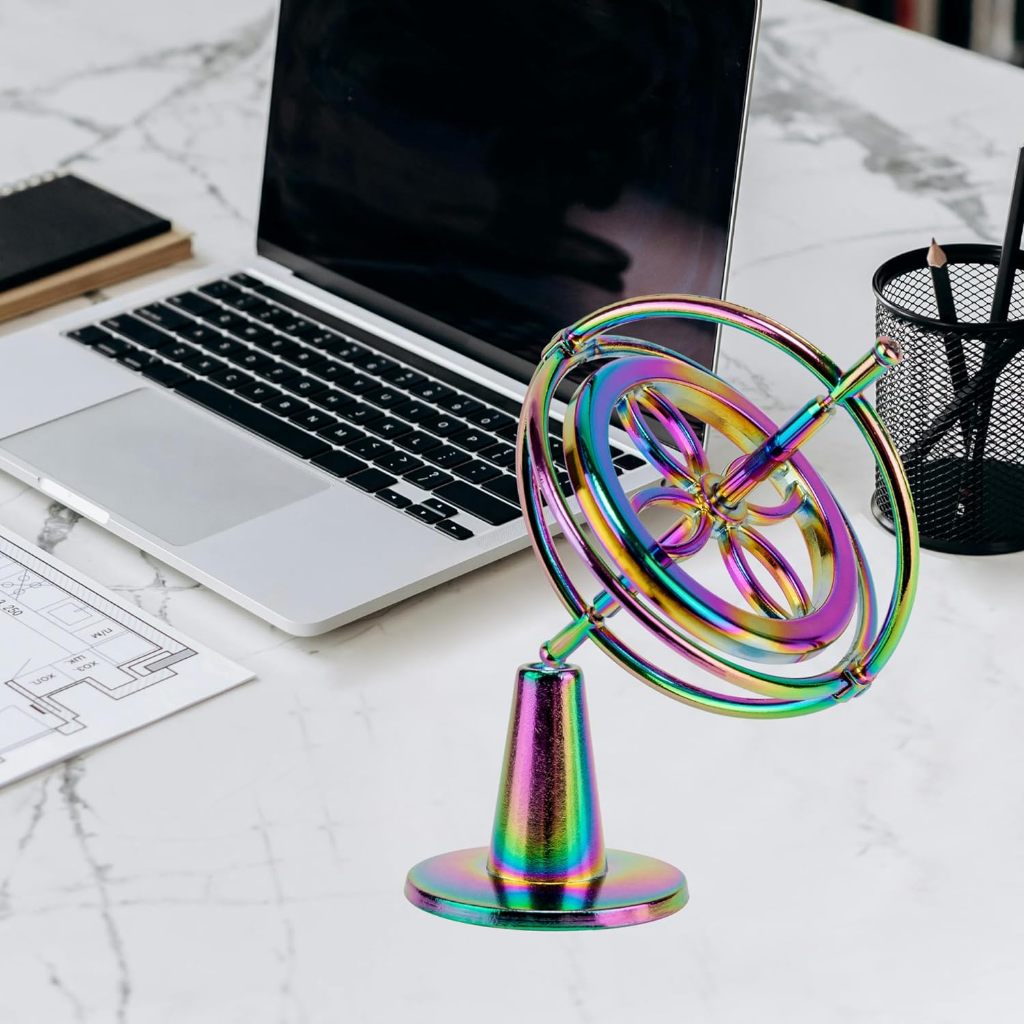 Precision Gyroscope Metal Anti-Gravity Spinning Top Balance Toy ...