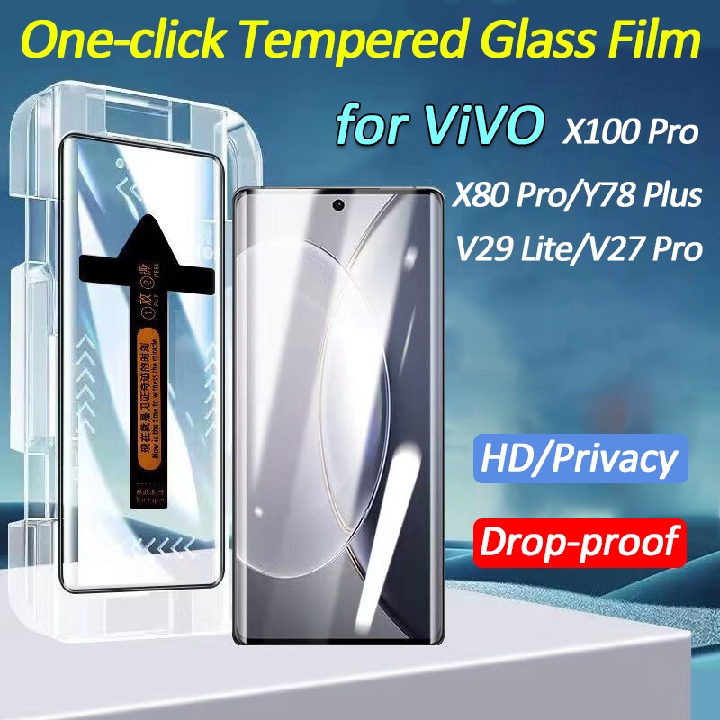 Phim kính cường lực một cú nhấp chuột cho vivo X200 X100 X90 X80 X70 X60 X50 Pro / Proplus Phim ...