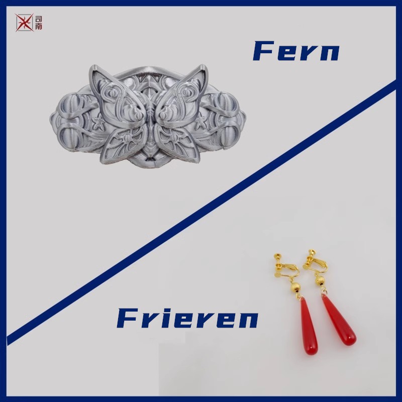 Frieren: Beyond Journey 's End Cos Fern Frideren Cosplay Tiara Vòng Tay ...