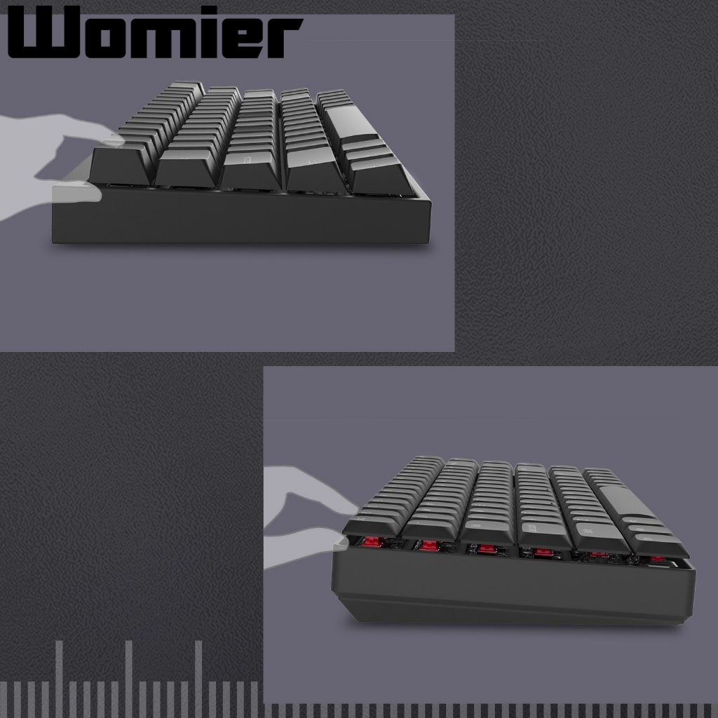 Womier 118 Phím Cấu Hình Thấp Pudding Keycaps Tỏa Sáng Qua PBT Keycap ...