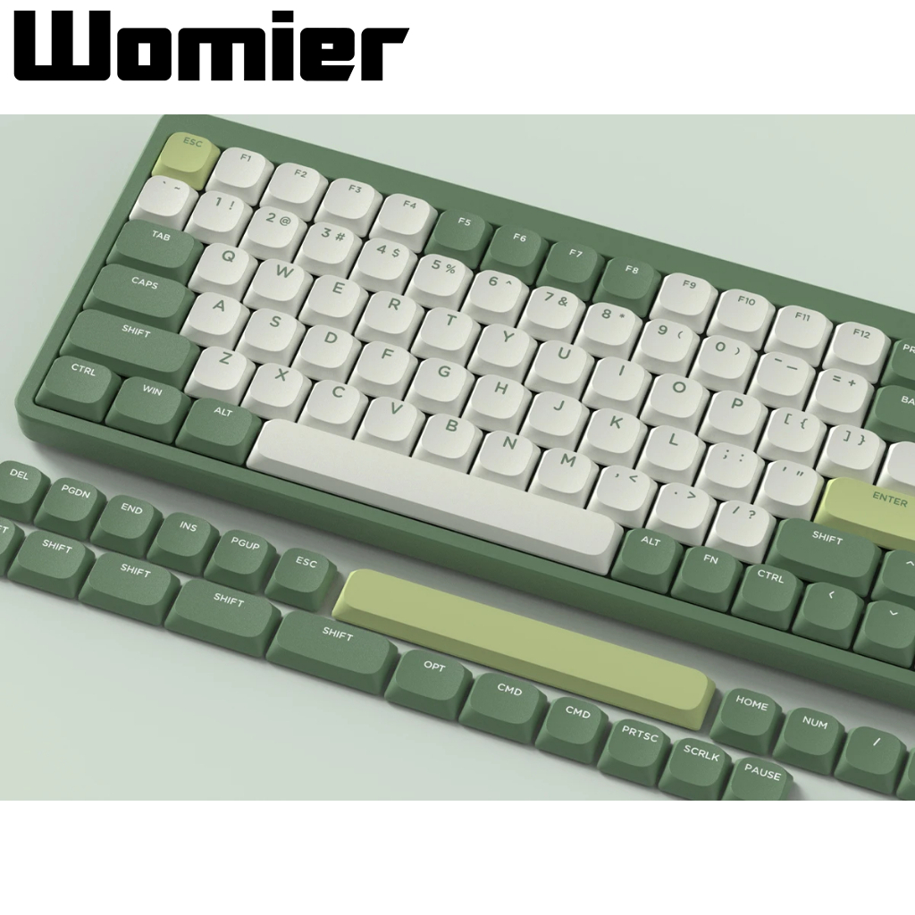 Womier 143 Phím Keycaps PBT cấu hình thấp Full Set Double Shot Custom ...