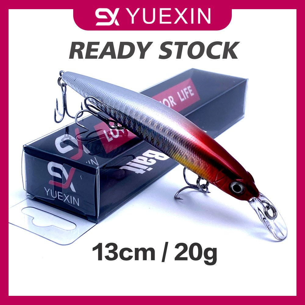 Yuexin 1 Mồi Câu Cá Nhân Tạo Cứng Kèm 4 Lưỡi Câu 11cm 20g | Shopee Việt Nam