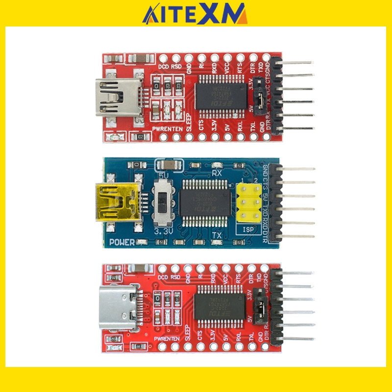 Mô Đun Chuyển Đổi FT232RL FTDI USB 3.3V 5.5V Sang TTL Cho Arduino FT232 Pro Mini USB Sang TTL ...