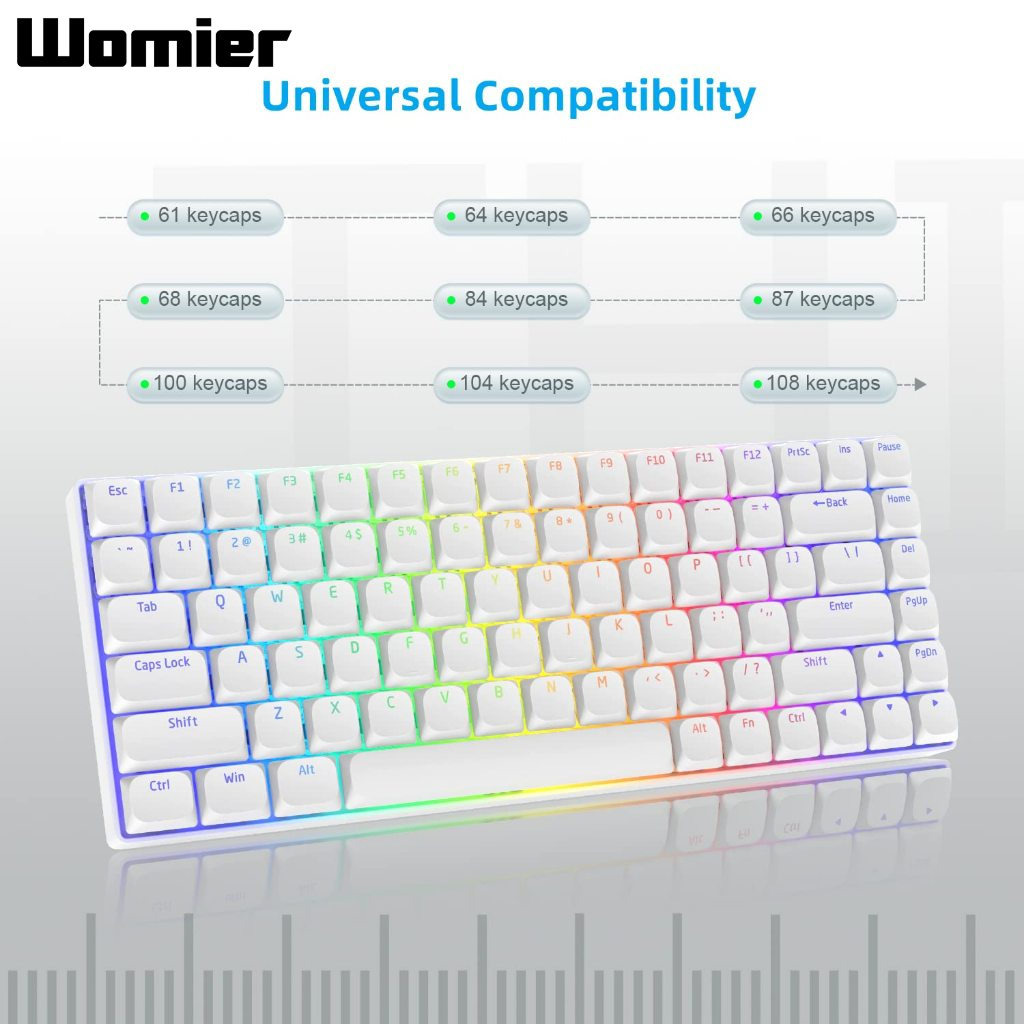 Keycaps cấu hình thấp WOMIER 118 phím - Keycaps tùy chỉnh, Keycaps bàn ...