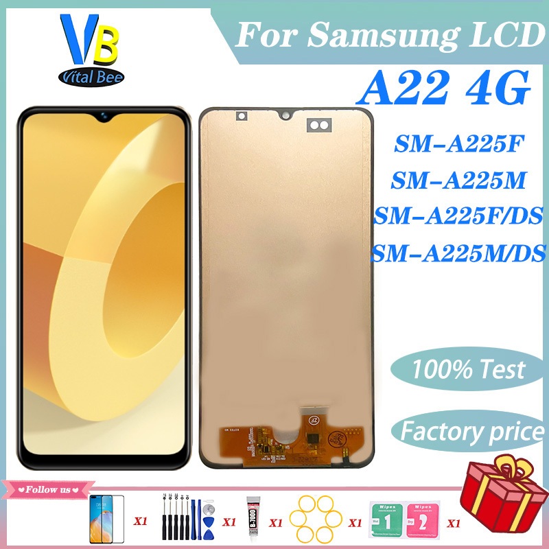 Màn Hình LCD Cảm Ứng Thay Thế Cho Samsung Galaxy A22 4G SM-A225F SM ...