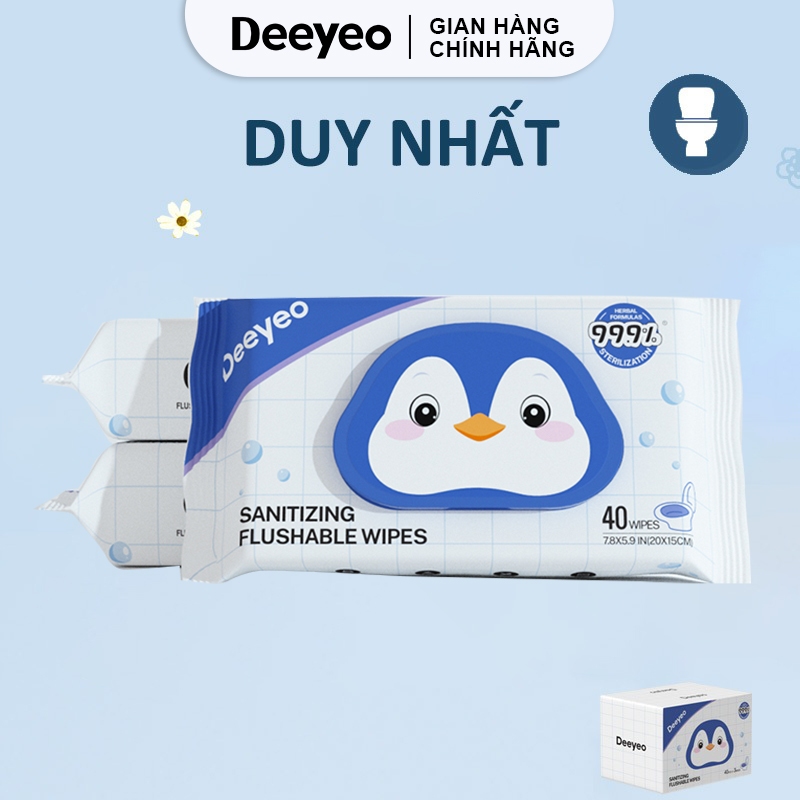 120 tờ giấy vệ sinh ướt Giấy vệ sinh ướt DEEYEO dành cho nam và nữ Giấy ...