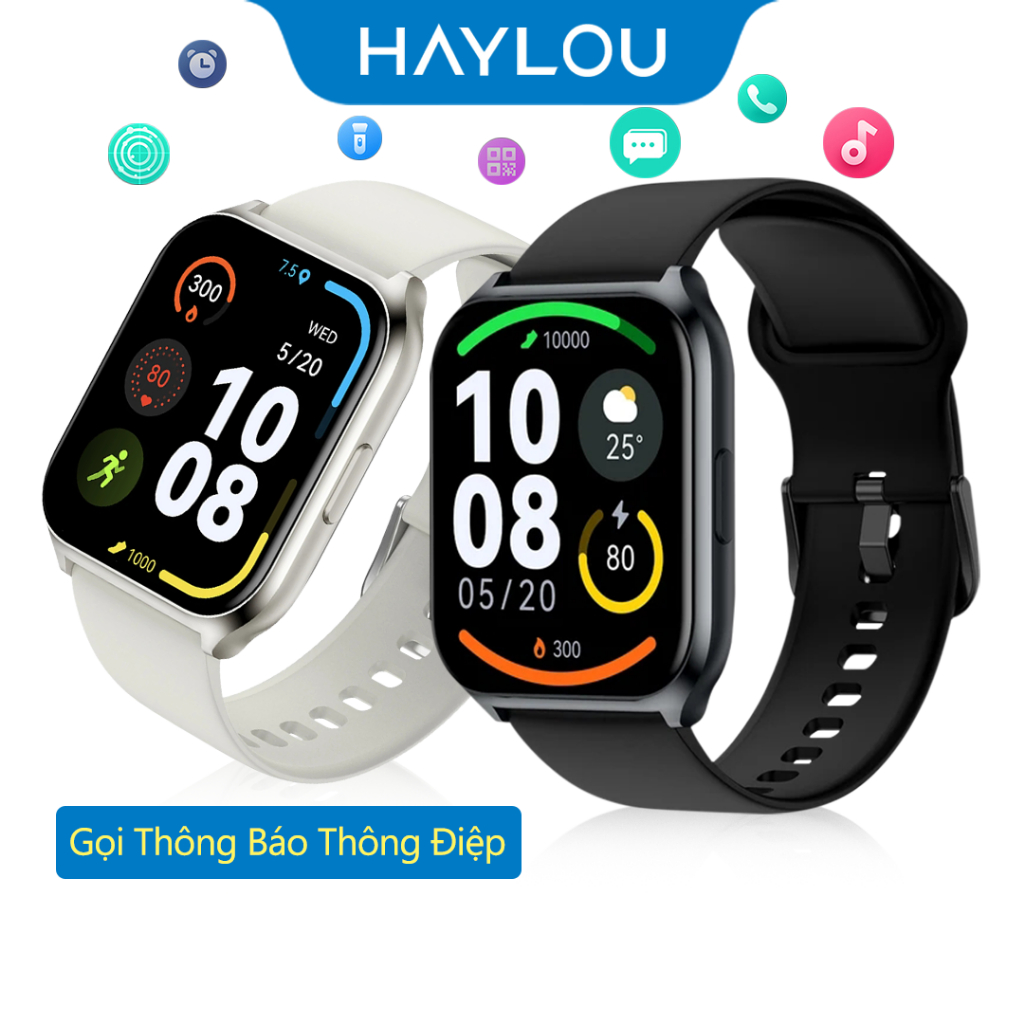Haylou Smart Watch 2 Pro 1,85 inch Thông báo tin cuộc gọi Màn hình lớn ...