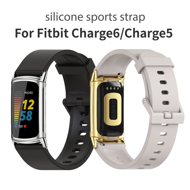 Dây Đeo Thể Thao Silicon Cho Fitbit Sạc 5 Dây Thay Thế Vòng Tay Dây Đeo Tay Cho Fitbit Charge 6 ...