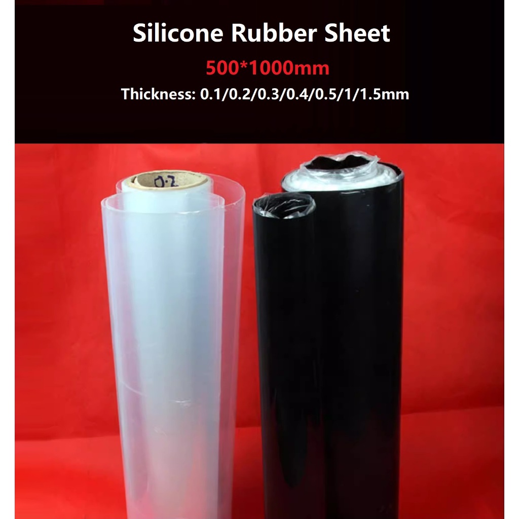 Silicone Rubber Sheet 500x1000mm Plate Mat High Temperature Resistance ...