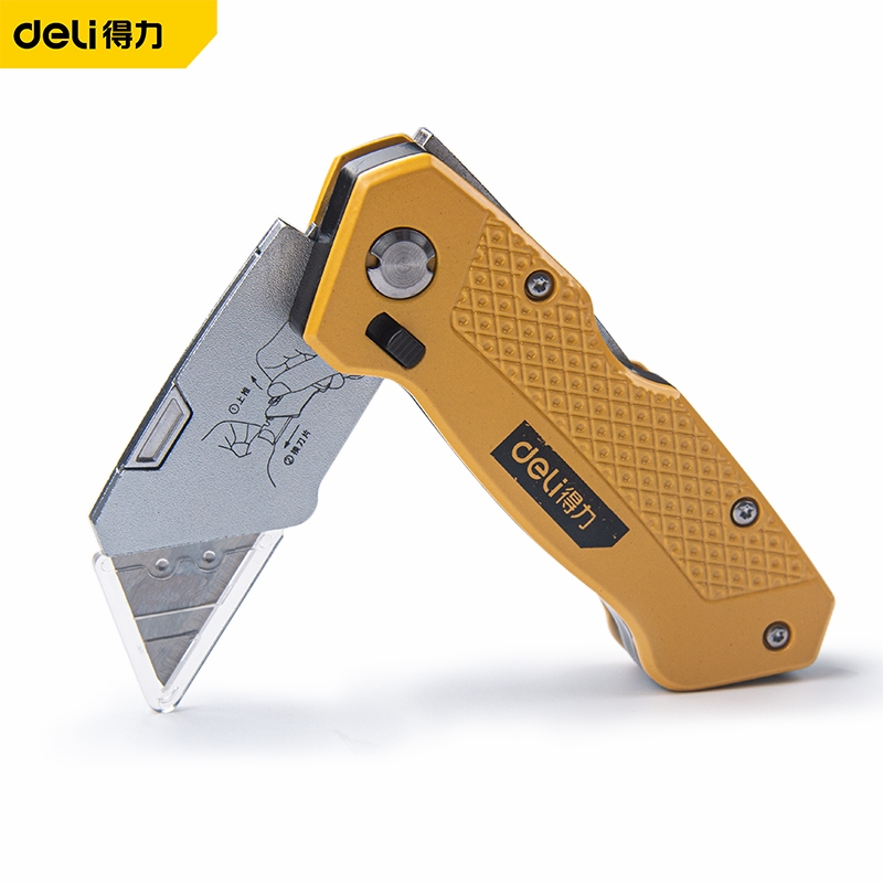 【deli】dao rọc giấy gấp đa năng hợp kim dao gấp | Shopee Việt Nam
