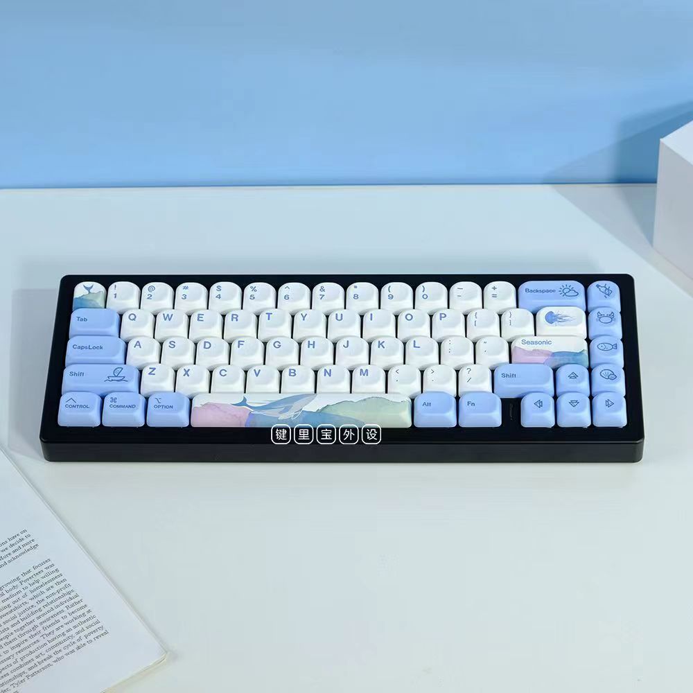 [Chỉ Keycap] Keycap Biển Xanh 130 Phím Hồ Sơ KOA Tương Tự MOA Profile ...