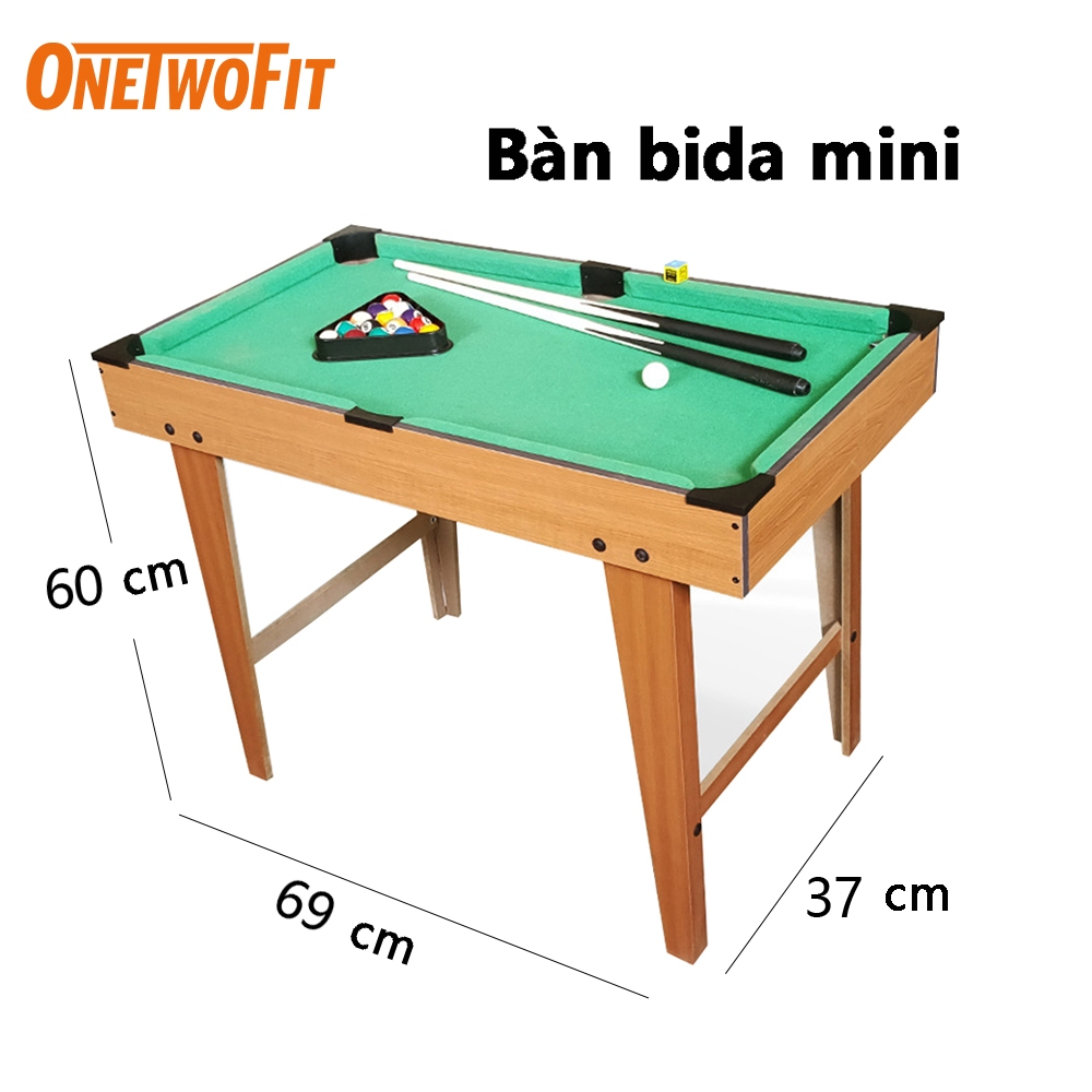 OneTwoFit Bàn bida mini cho trẻ em và người lớn 69cm 90cm ET011101 ...