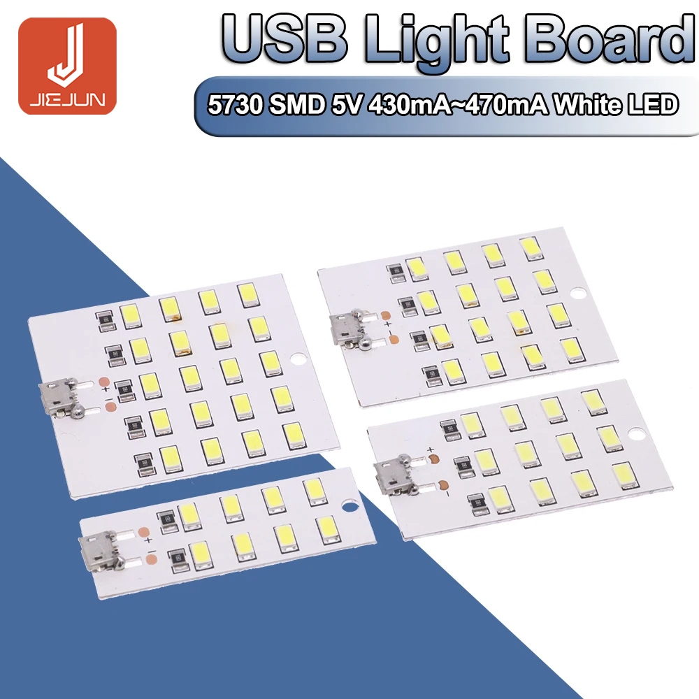 Bảng Đèn LED USB 5730 SMD 5V 430mA ~ 470mA Ánh Sáng Trắng Khẩn Cấp Di ...