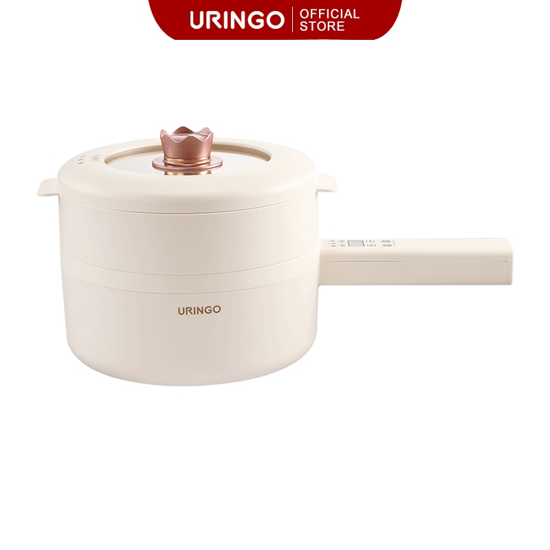 Nồi nấu lẩu điện URINGO phủ gốm chống dính 3L 9.5 giờ đa năng tiện lợi | Shopee Việt Nam