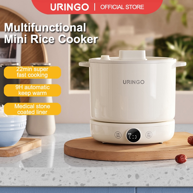 Nồi Cơm Điện Mini URINGO Loại Chia Đa Năng Chống Dính 1.5L | Shopee ...