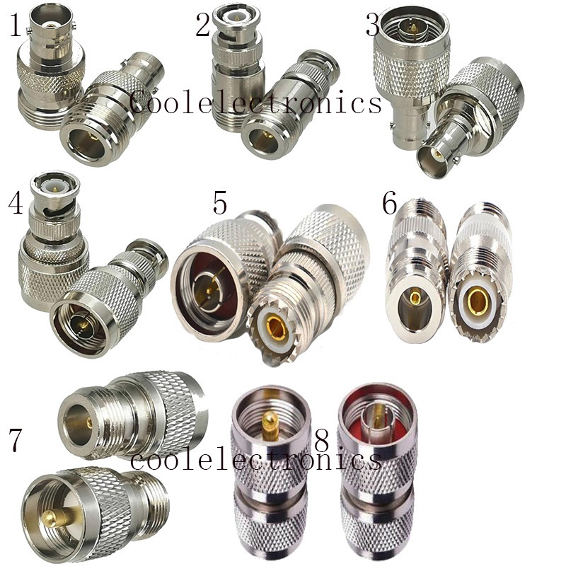 2 Đầu Nối Đồng Trục N male Sang BNC Female UHF PL259 SO239 RF | Shopee Việt Nam