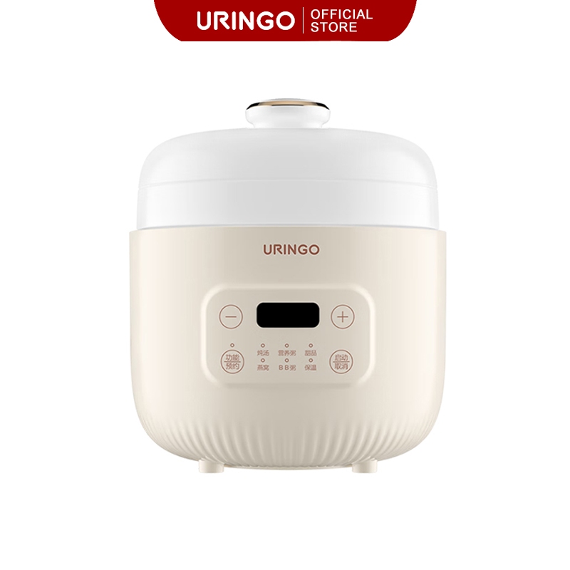 URINGO Nồi nấu chậm Cháo trẻ em bằng điện Lót sứ Hẹn giờ thông minh 1L | Shopee Việt Nam