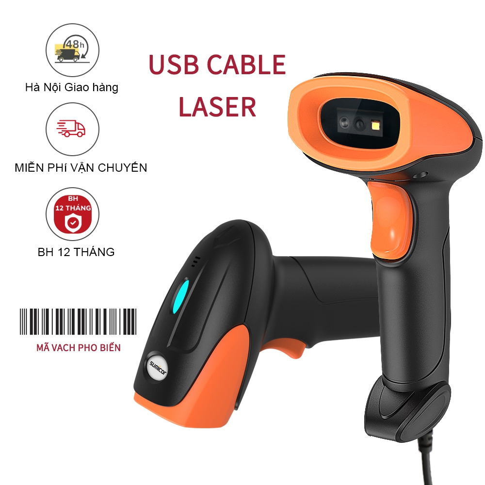 Wirless QR Mật khẩ Máy bắn mã vạch Bluetooth 5.0 USB Cord NHANH CHÓNG ...