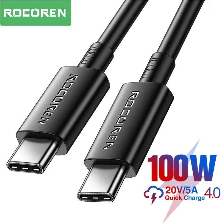 Cáp Sạc Nhanh 100w Chuẩn Usb C Và Type C 5a Pd Cho Iphone Android