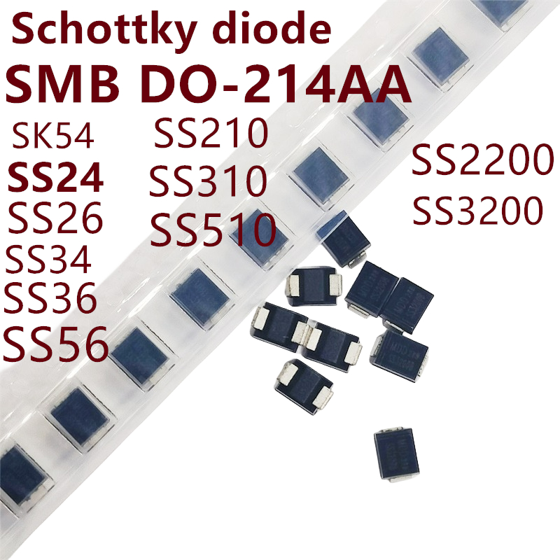 Set 100 Điốt SS3200 SS2200 SS510 SS310 SS210 SS56 SS54 SS36 SS34 SS26 ...