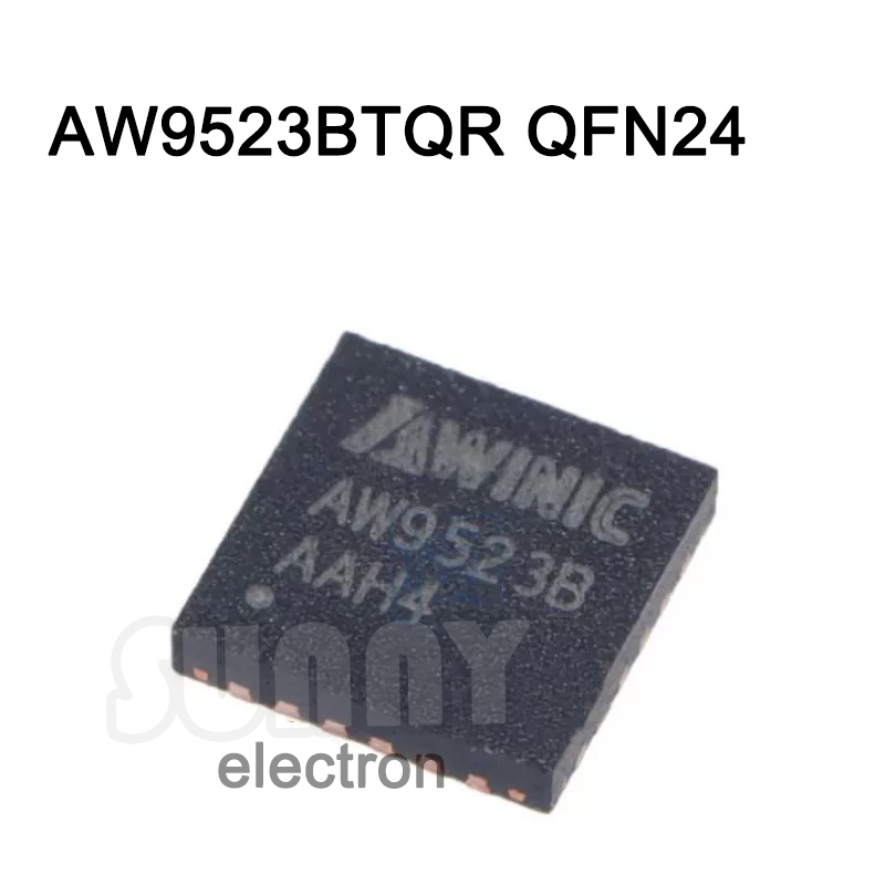 2pcs AW9523BTQR AW9523B Chip điều khiển đèn thở IC MCU SMD QFN24 AWINIC AAH4 | Shopee Việt Nam