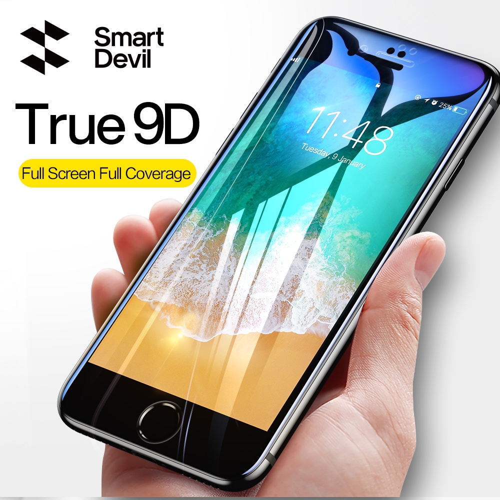 SmartDevil Kính Cường Lực Bảo Vệ Toàn Màn Hình Chống Dấu Vân Tay Cho iphone 7 / 8plus / 6s ...