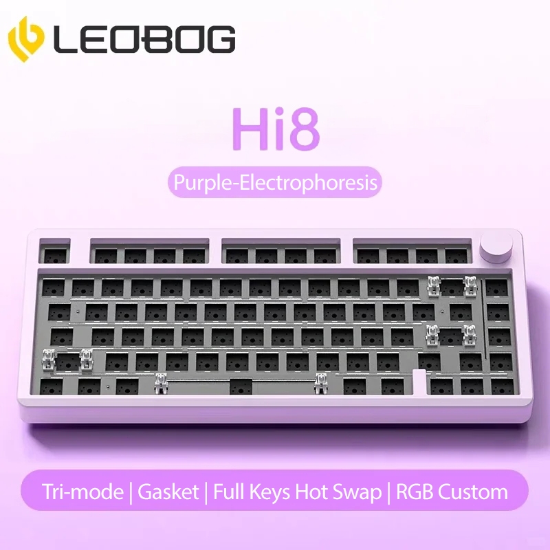 Bàn Phím Cơ aula leobog hi8 75% 80 Phím Cổng type-c / 2.4g / bluetooth rgb | Shopee Việt Nam
