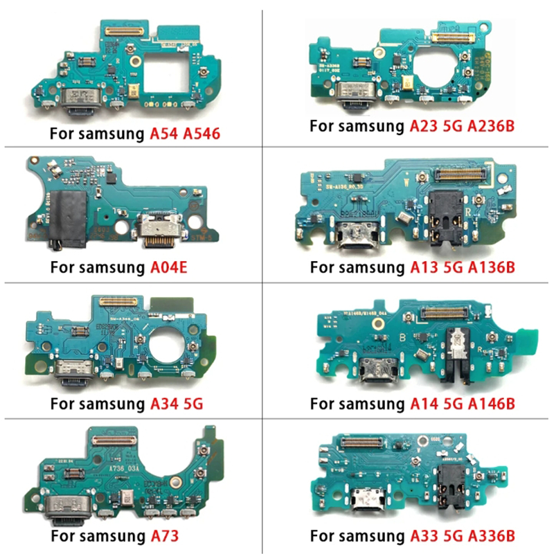 Mạch Cổng Sạc USB Cho Điện Thoại Samsung Galaxy A13 A23 A33 A53 A73 A14 A04 A24 A34 A54 4G 5G ...