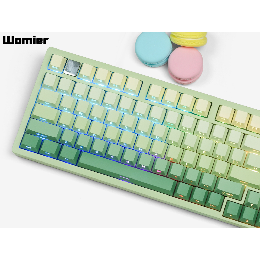 Womier 136 Phím Keycaps PBT Double Shot Keycaps Shine-through Side In ...