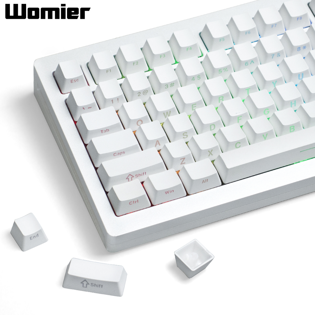 Womier OEM Profile Side-print Keycap, 136 phím Gradient PBT Shine ...