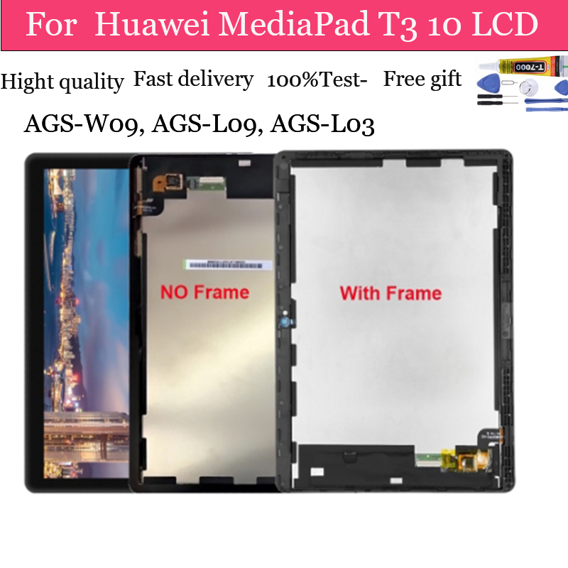Dành Cho Huawei MediaPad T3 10 AGS-W09 AGS-L09 AGS-L03 Màn Hình LCD Màn Hình Cảm Ứng Số Hóa Lắp ...