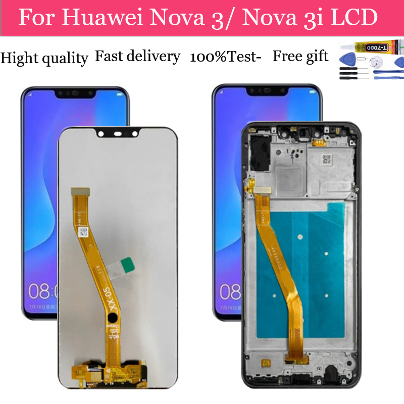 Dành Cho Huawei Nova 3i LCD Nova 3 Nova 3e Màn Hình LCD Màn Hình Cảm Ứng Bộ Số Hóa Hội Thay Thế ...